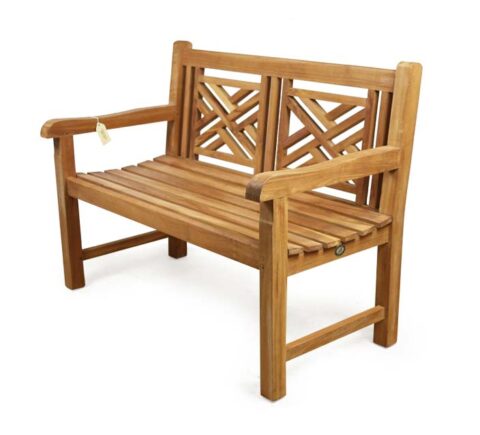 Crossback Bench - Ascot Teak