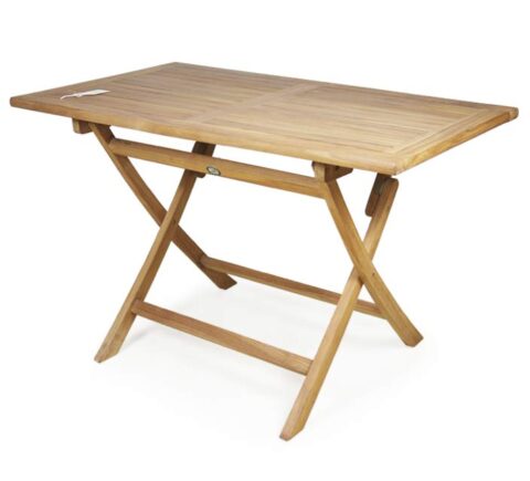 Bailey Rectangular Folding Table - Ascot Teak